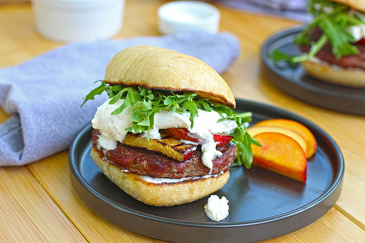 Burrata burger
